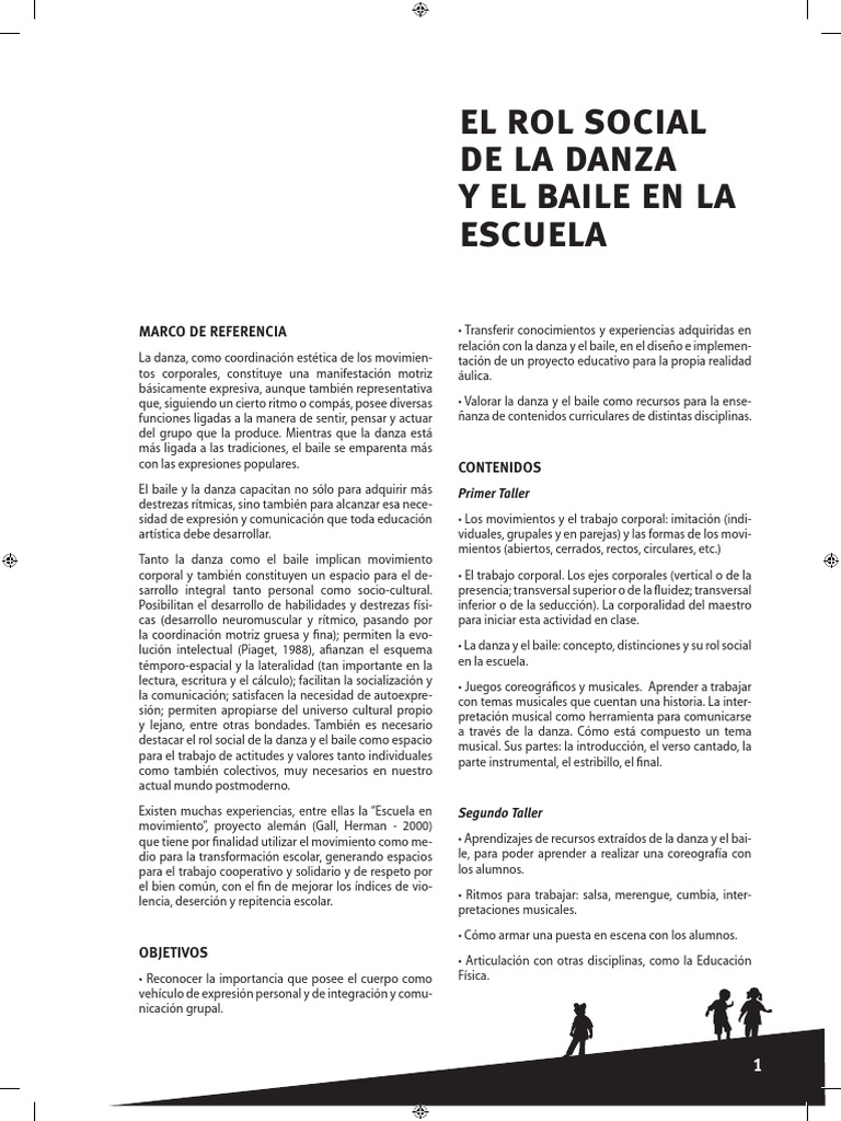 Cuadernillo primer modulo | PDF | Bailes | Aprendizaje