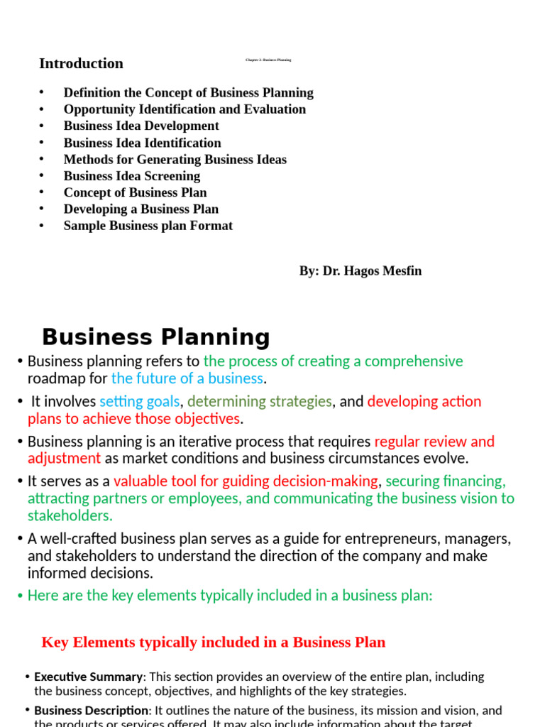 Business Planning Essentials Guide | PDF | Entrepreneurship | Business ...