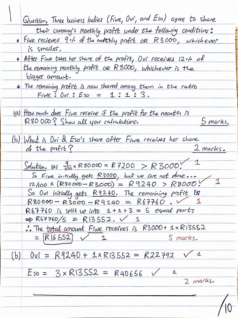 Profit Distribution Among Gainters | PDF