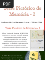 Aplicação do Teste TEPIC-M de Memória | PDF | Psicologia | Memória
