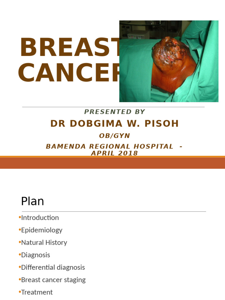 Breast Cancer Presentation | PDF | Breast Cancer | Mastectomy