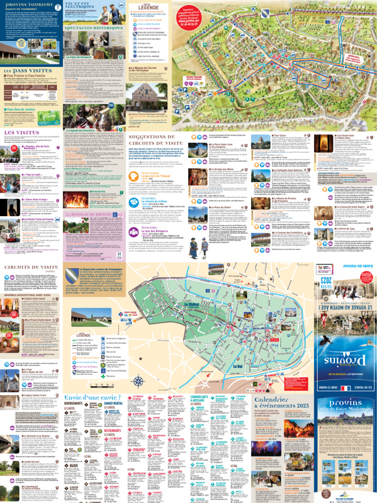 Plan Touristique de Provins 2023 | PDF | Rapaces | Oiseaux