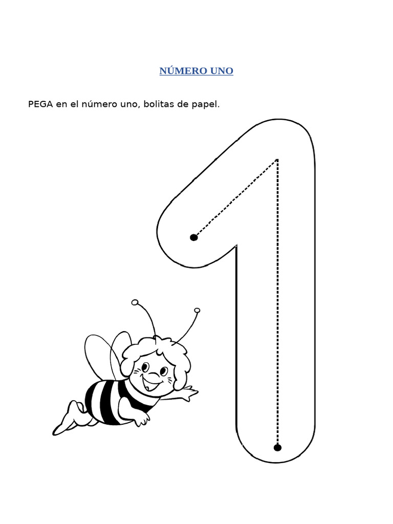 Numero Uno para Ninos de 3 Anos | PDF