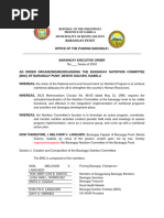 Executive Order Barangay Health Board | PDF | Public Sphere | Government