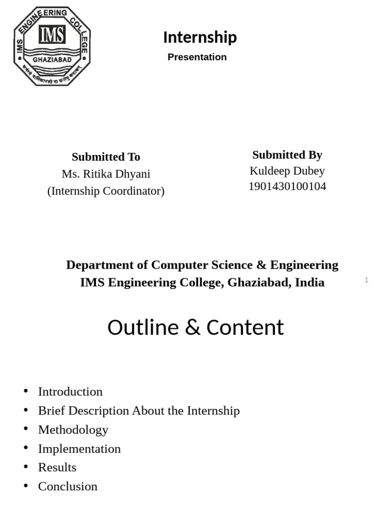 Full Stack Developer Internship Report | PDF