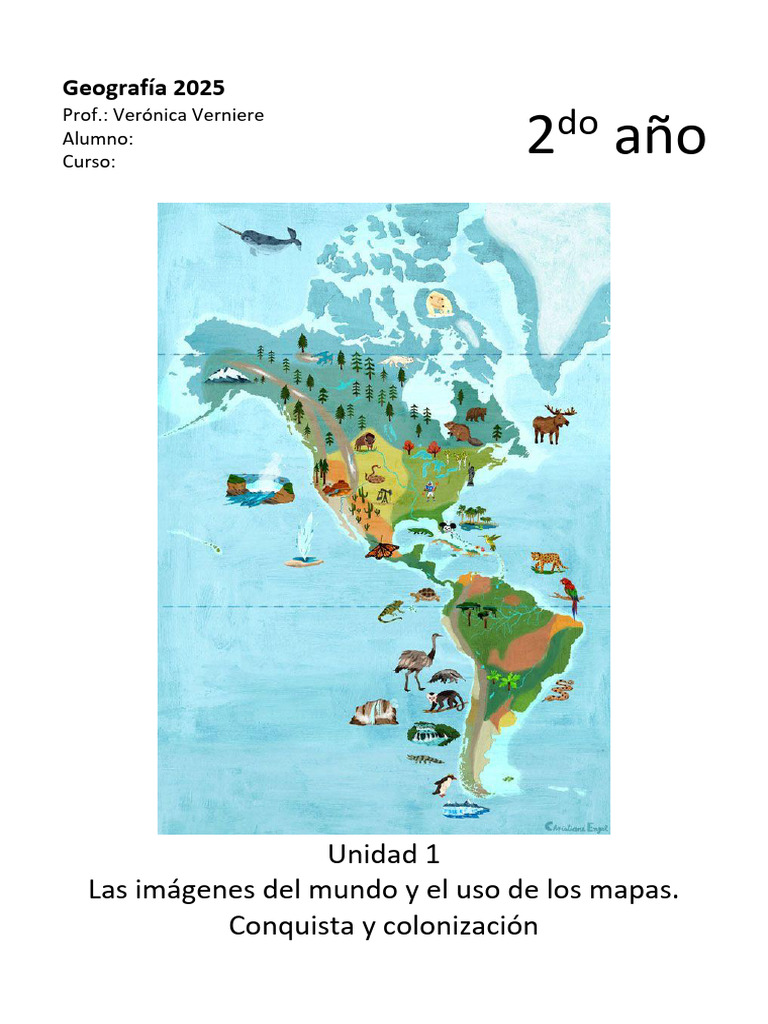 Geograf-A 2do U1 2025 | PDF