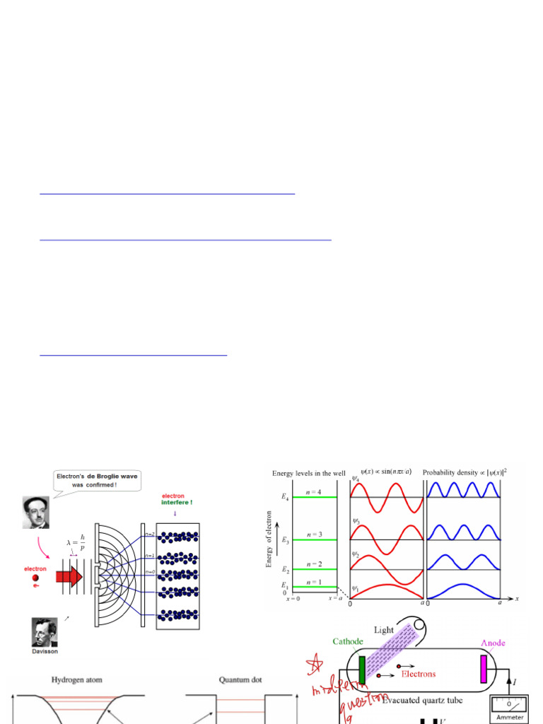 Quantum Physics: Photons & Electrons | PDF | Photoelectric Effect ...