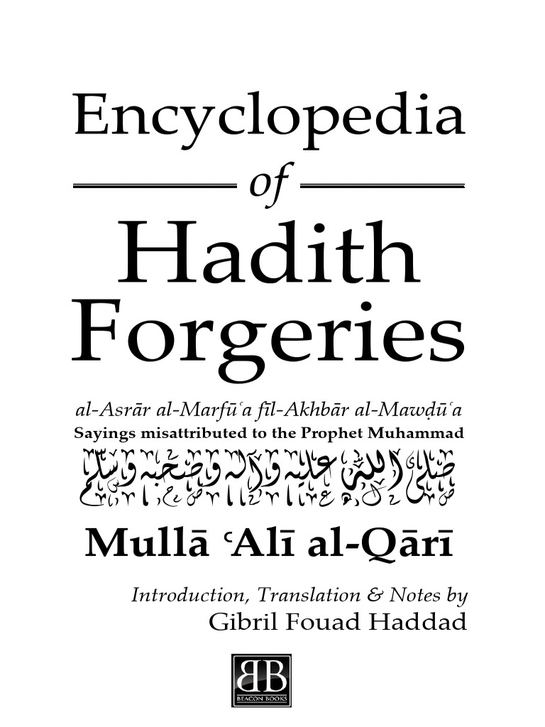 Encyclopedia of Hadith Forgeries | PDF | Hadith | Muhammad