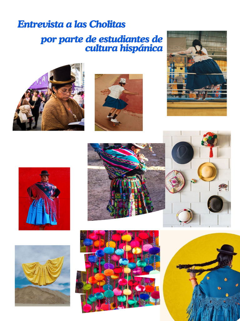 Cartel para el proyecto de las cholitas | PDF