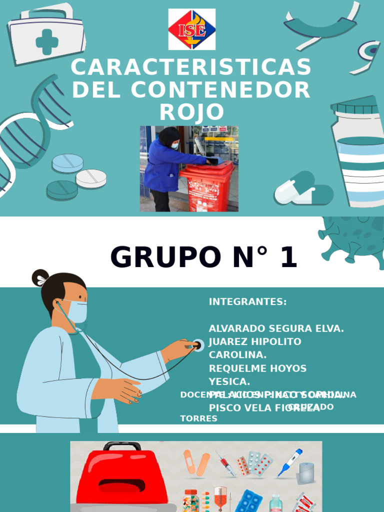 Características del Contenedor Rojo | PDF | Medicamentos con receta ...