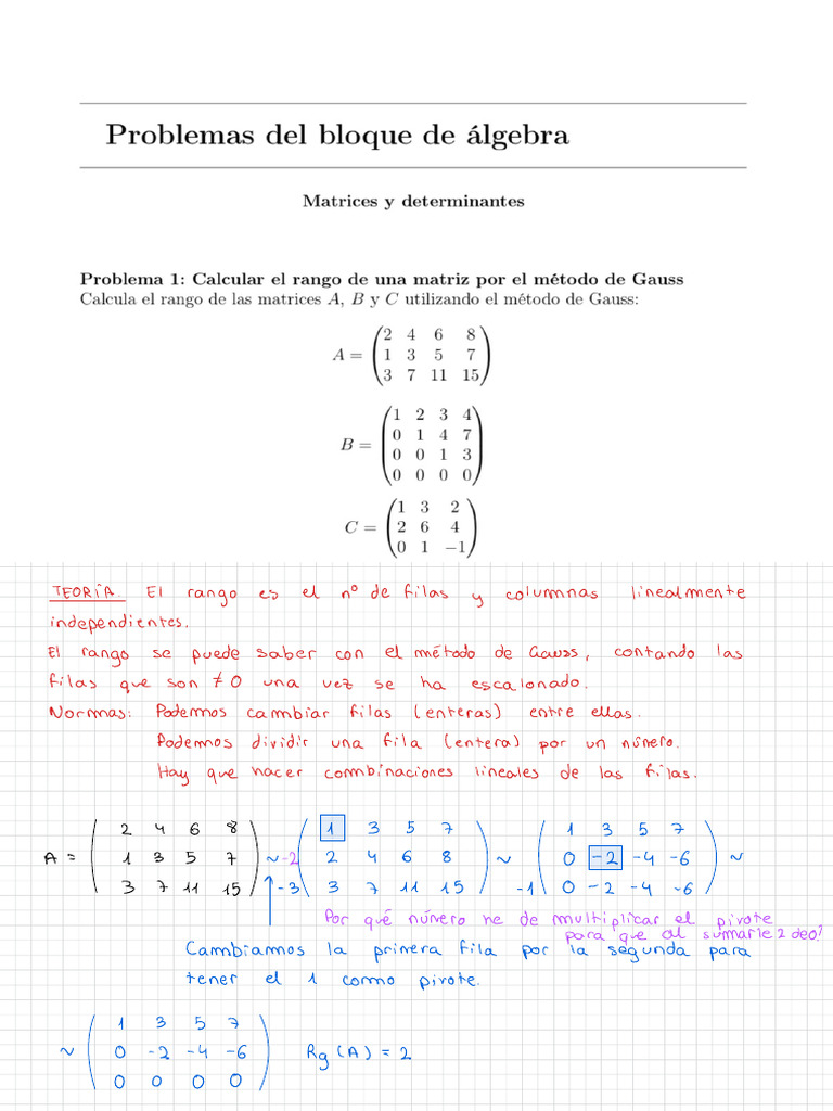 Bloc de Notas Sin Título | PDF | Álgebra | Álgebra lineal