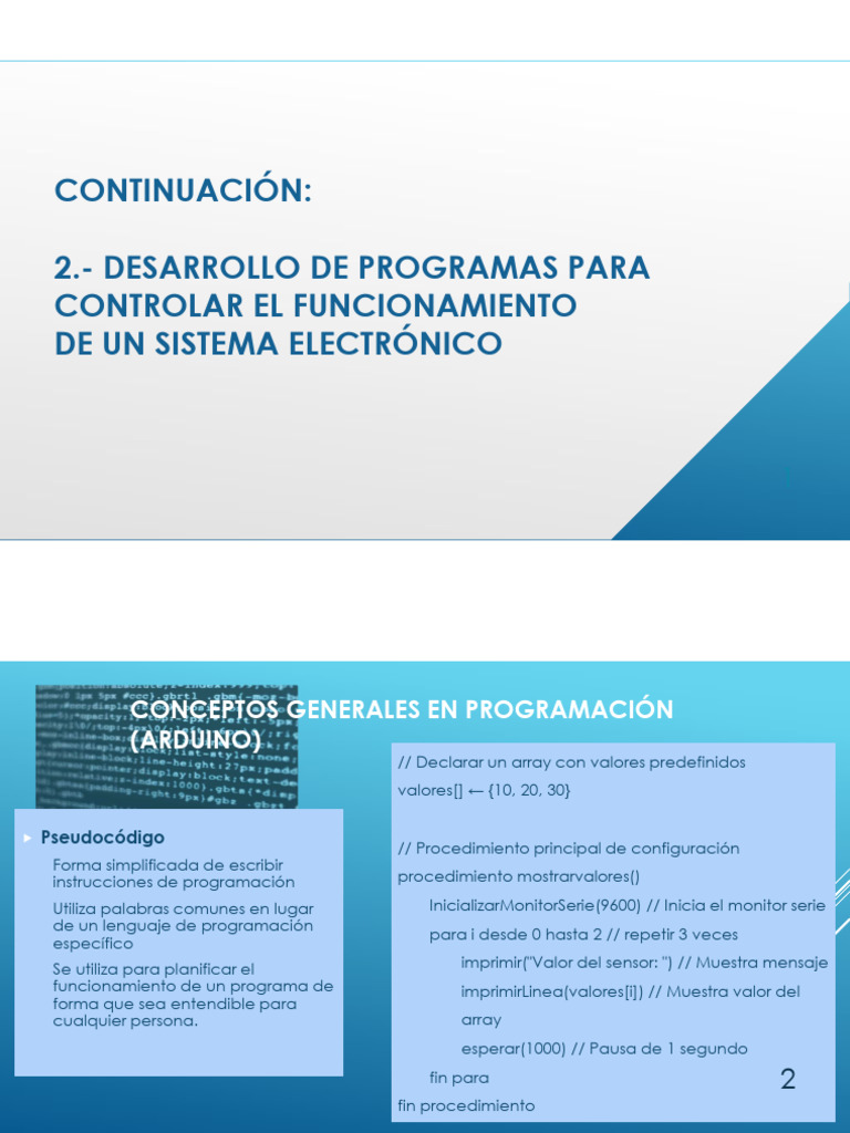 Parte II - UD5 Programacion de Circuitos Electronicos | PDF ...