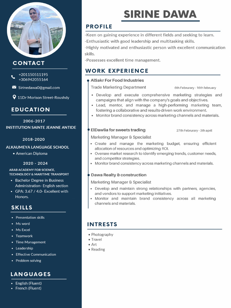 Blue Simple Professional CV Resume - 20250403 - 231457 - 0000 | PDF