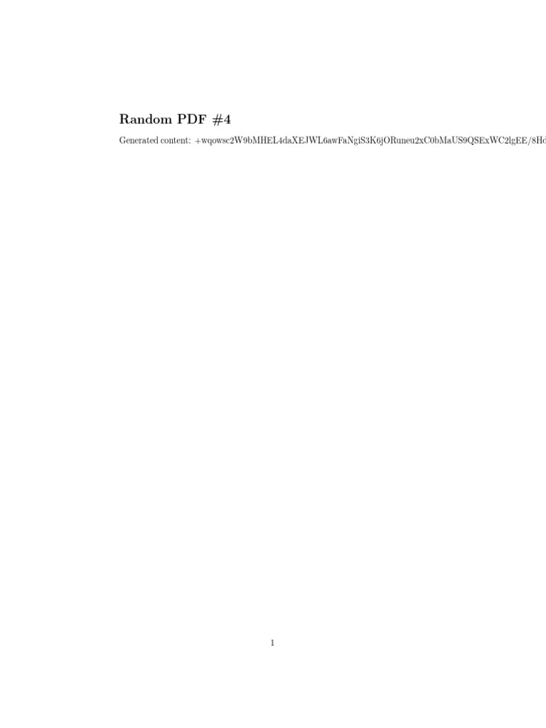 Random 4 | PDF