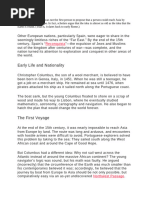 Columbus's 1493 Letter to Spain | PDF | Christopher Columbus | Voyages ...