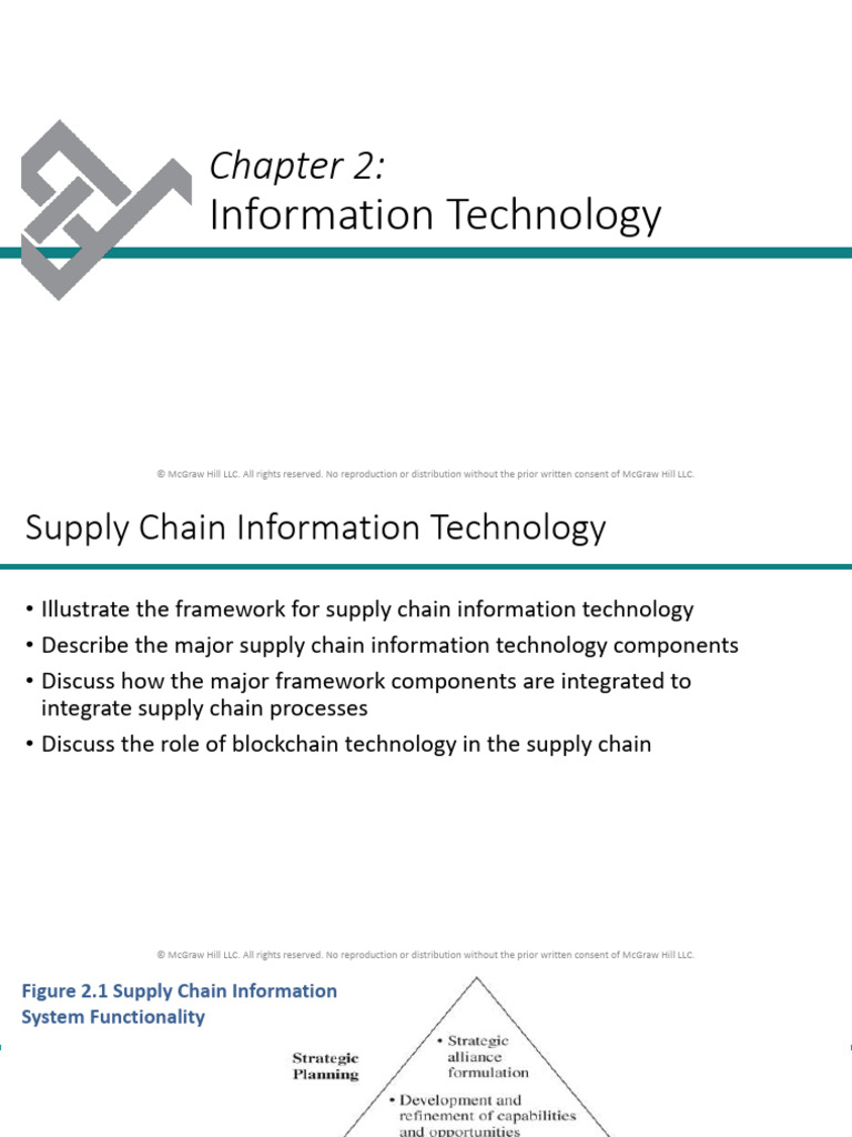 Chap. 02 - Information Technology | PDF | Logistics | Supply Chain