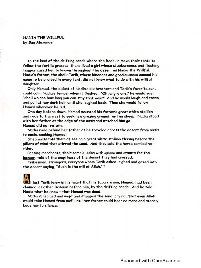 Nadia The Willful Story | PDF