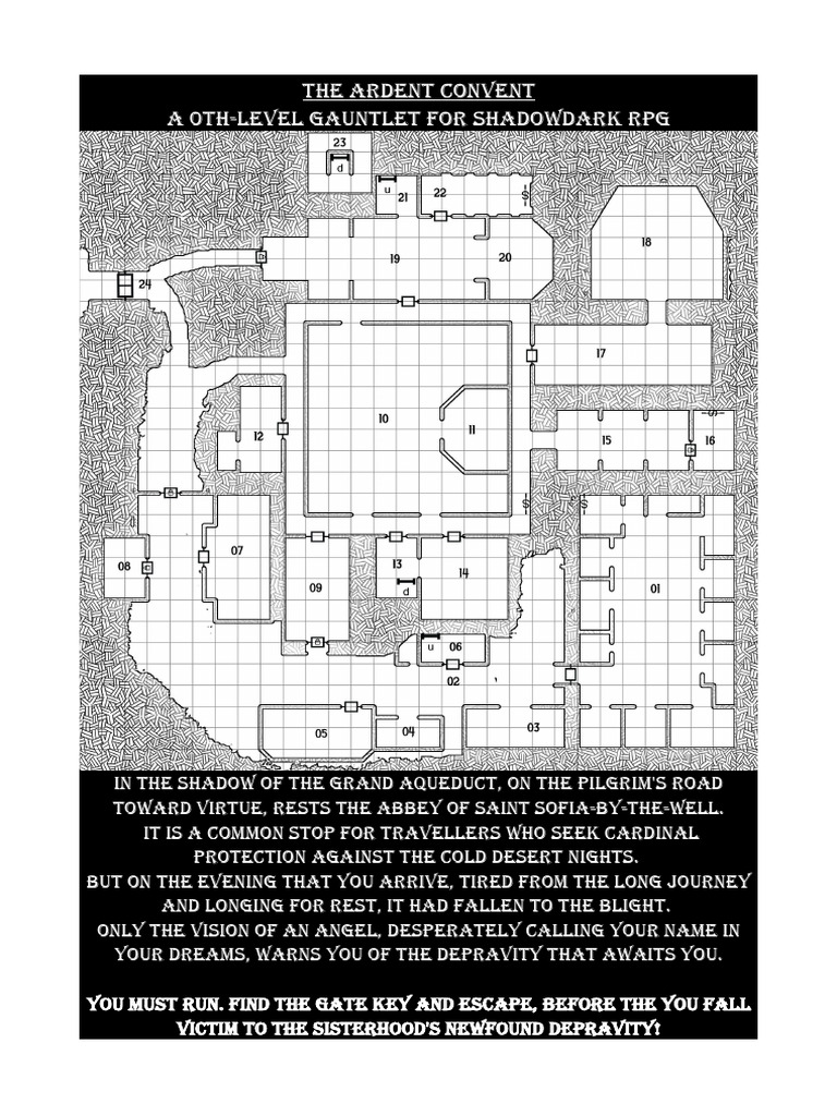 Soulblight - Ardent Convent - A Gauntlet For Shadowdark RPG | PDF | Forge
