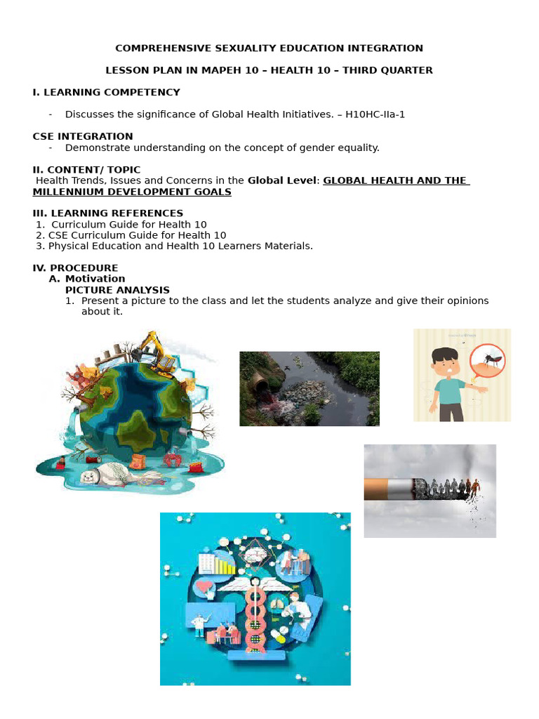 Comprehensive Sexuality Education Integration Global Health | PDF ...