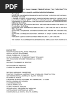 Clarivate Master Journal List August 2025 Update | PDF | Medical Specialties | Medicine