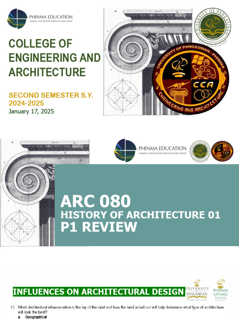 ARC 080: Architectural Design Review | PDF
