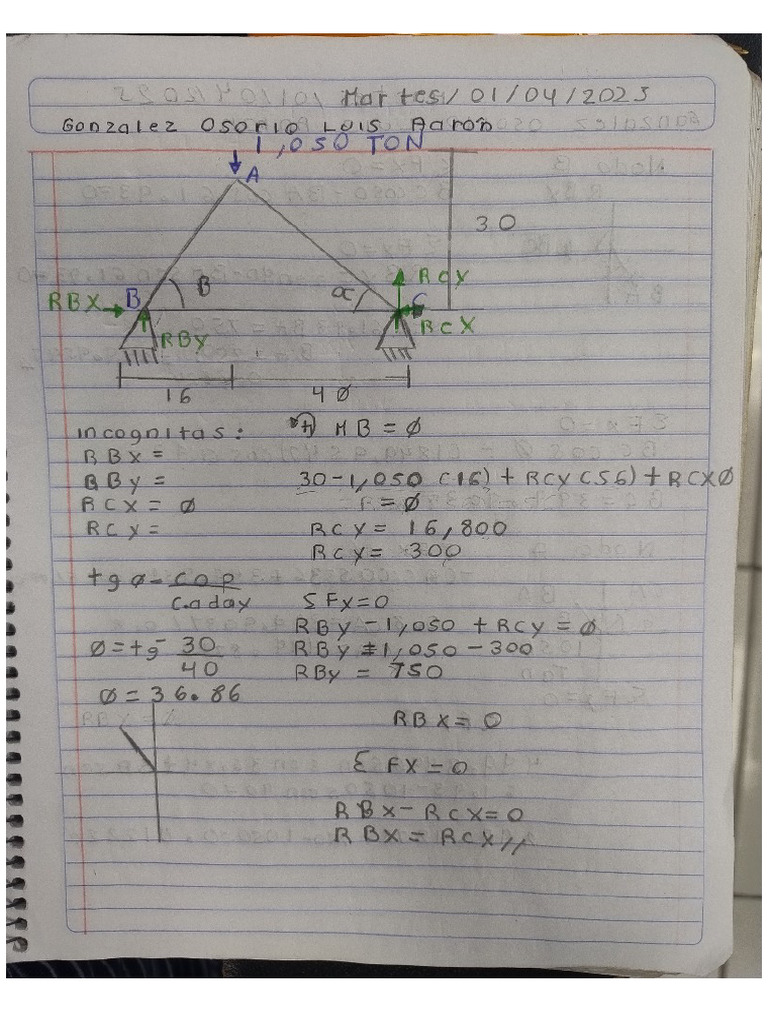 Ejercicios 01-04-2025 - Gonzalez Osorio Luis Aarón | PDF