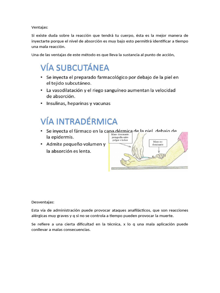 Via Intradermica | PDF