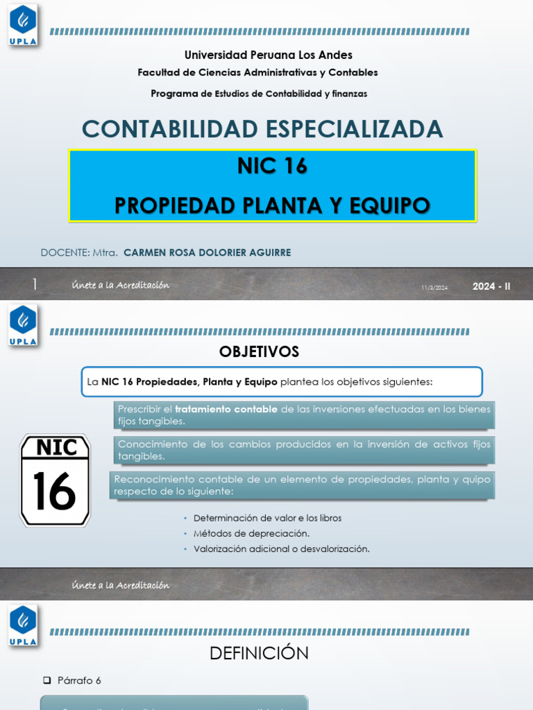 Nic 16 | PDF | Depreciación | Contabilidad