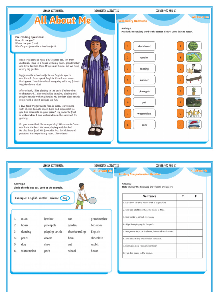 All About Myself | PDF