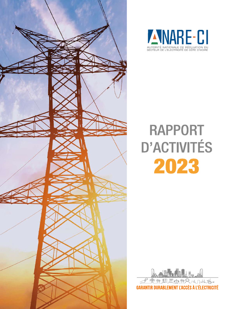 Rapport Anare-Ci 2023 | PDF | Partie prenante | Énergie renouvelable