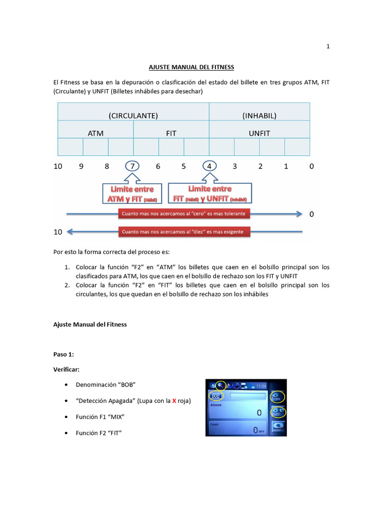 NC7100 - Ajuste Manual Del Fitness | PDF