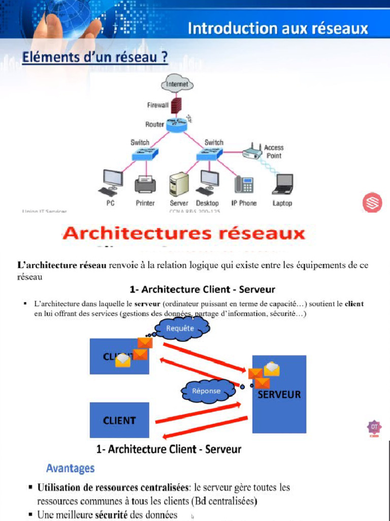 Les Composants Materiels D'un Reseau | PDF | Commutateur réseau | Matériel informatique
