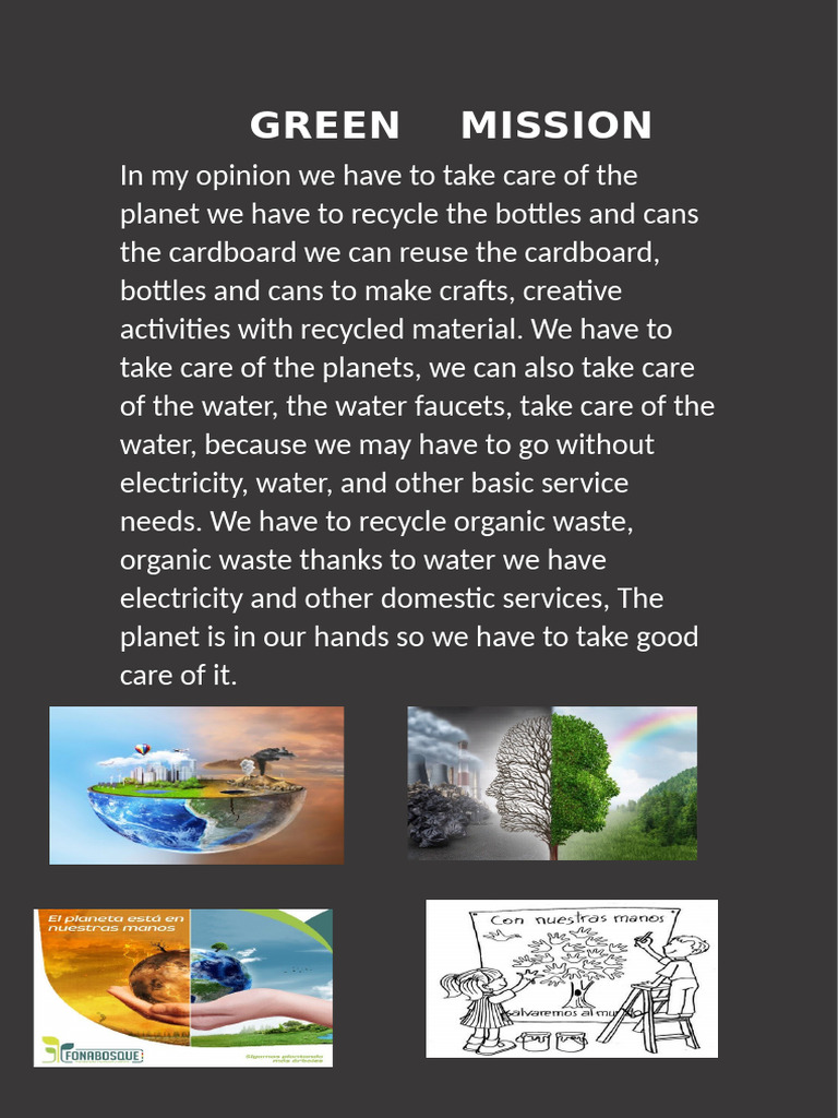 GREEN MISSION Emily Pacheco | PDF