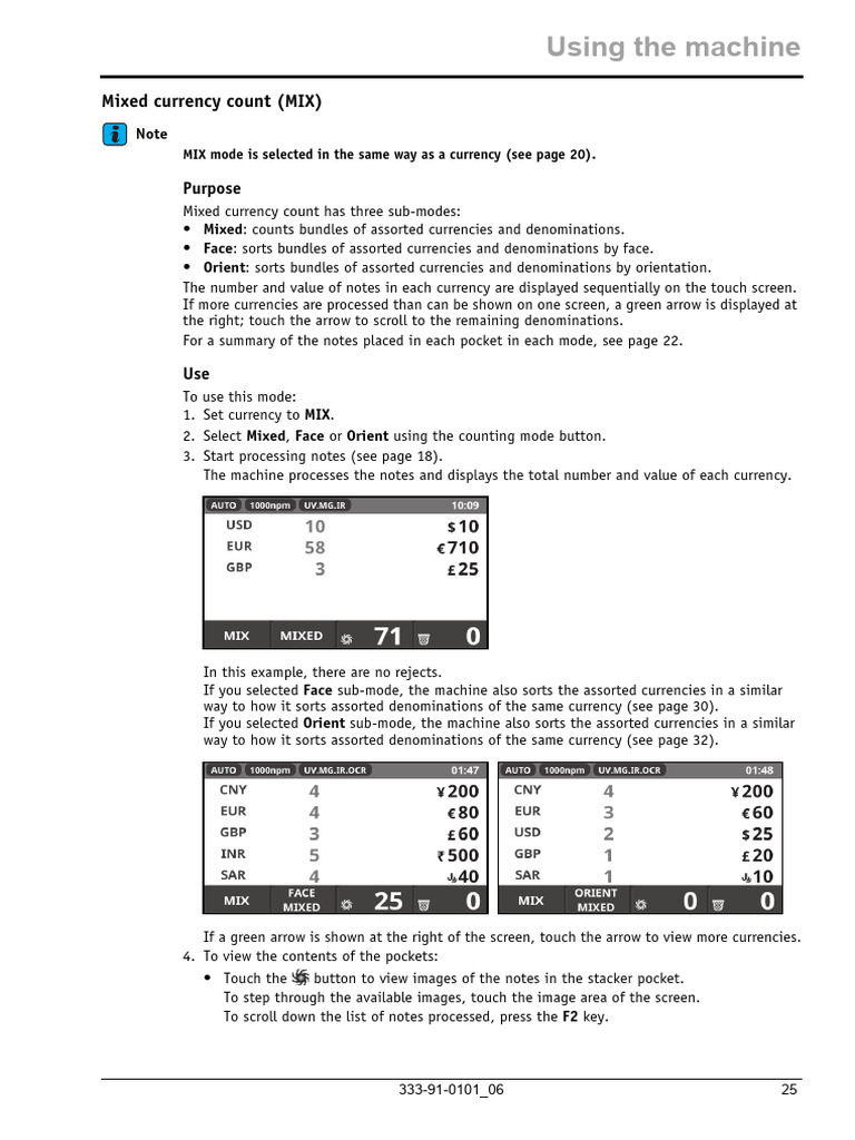 Mixed Currency Counting Guide | PDF | Optical Character Recognition | Paper
