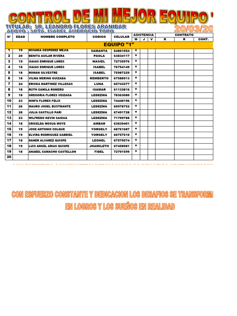 Control de Titularidad Leandro | PDF