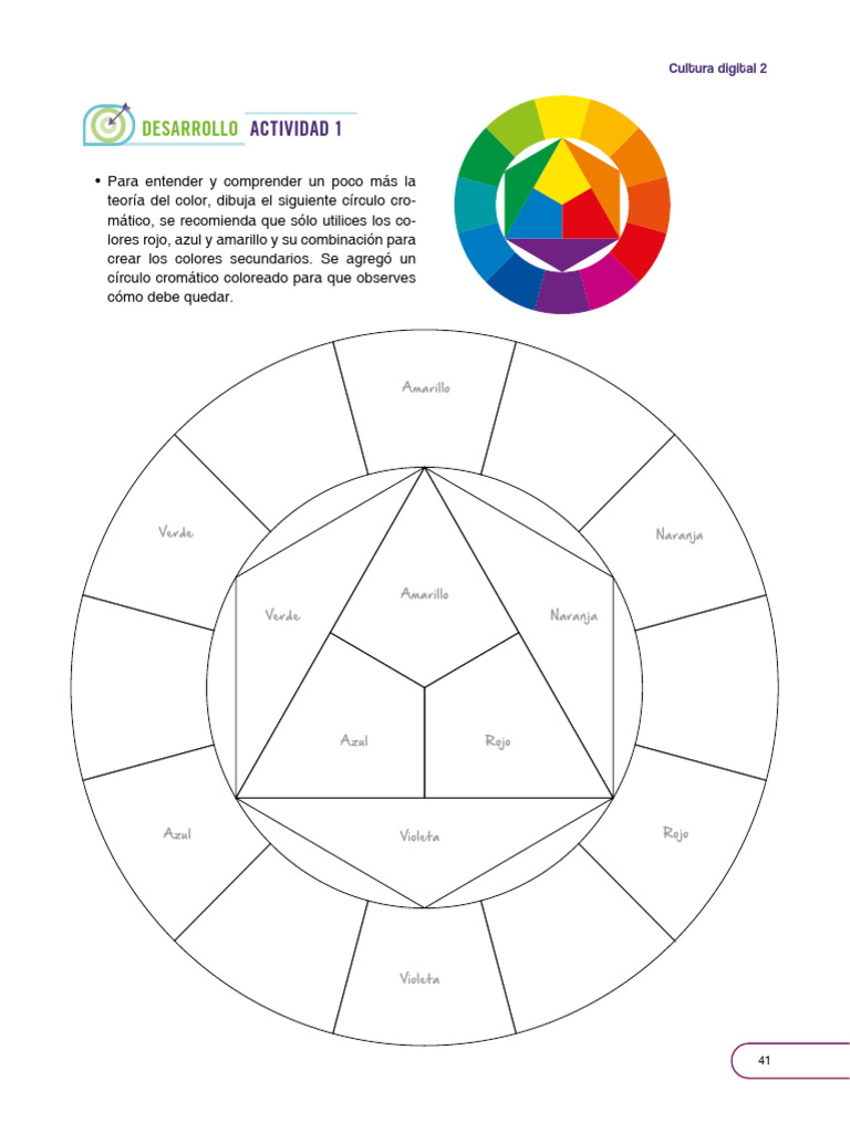 Actividades con Colores Primarios y Secundarios | PDF