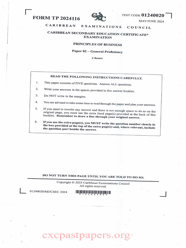 POB P2 - 2024 (1) | PDF