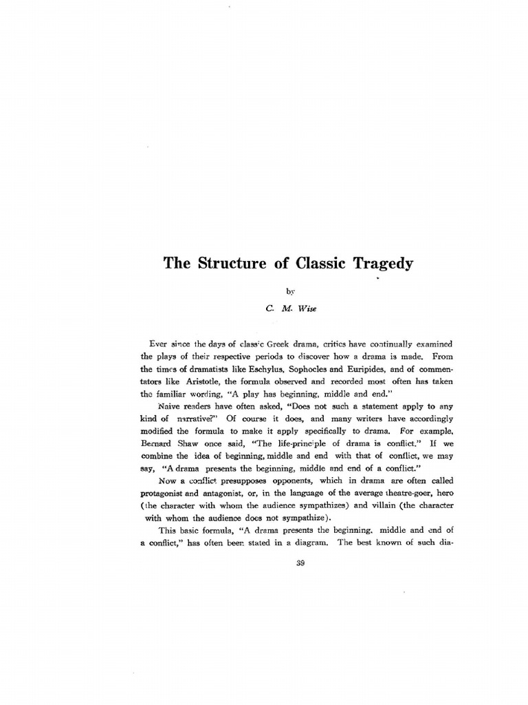 Structure_of_Classic_Tragedy_pdf | PDF | Hamlet