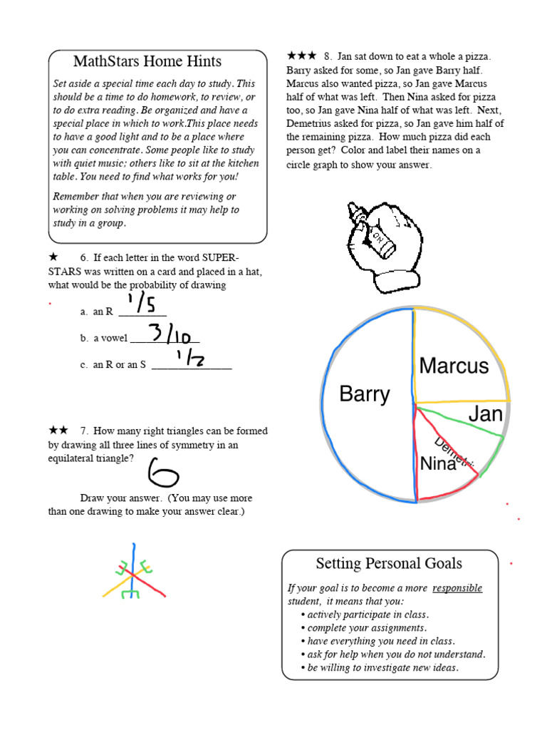 Grade 6 Problems 8 | PDF | Theoretical Computer Science | Combinatorics