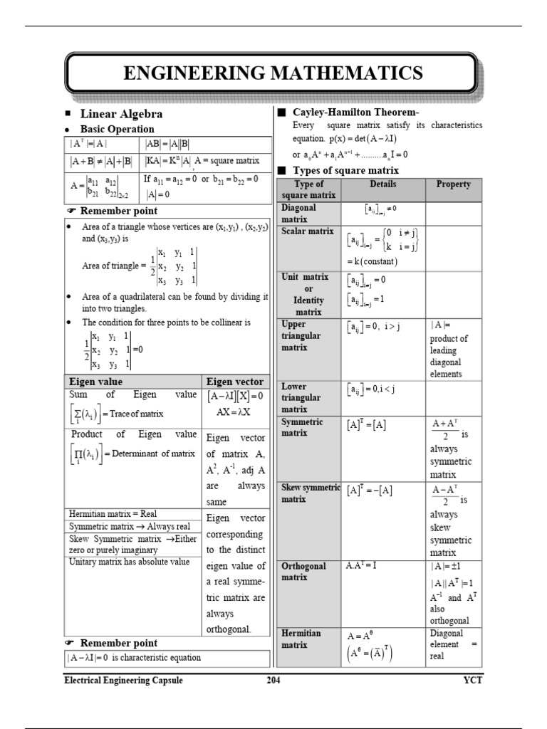 MadXAbhi - Engineering Mathematics - by MadXAbhi_Robot | PDF | Matrix (Mathematics ...
