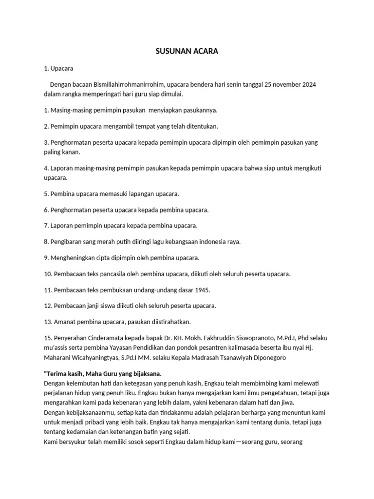 SUSUNAN ACARA-WPS Office | PDF