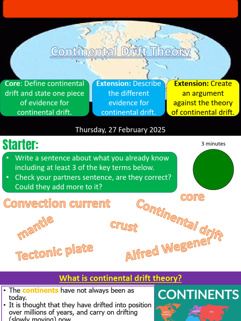 Understanding Continental Drift Theory | PDF | Plate Tectonics ...