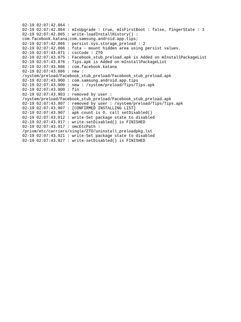 Preload Installer | PDF