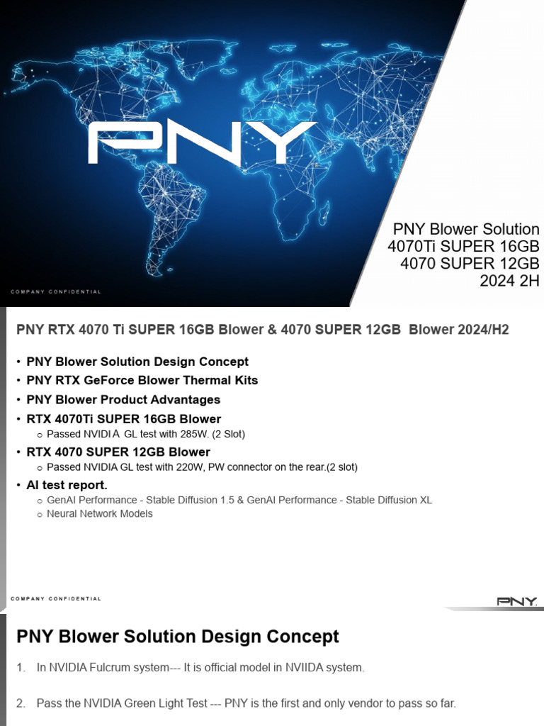 PNY Blower Solution 2024 H2 | PDF | Graphics Processing Unit | Computer Hardware