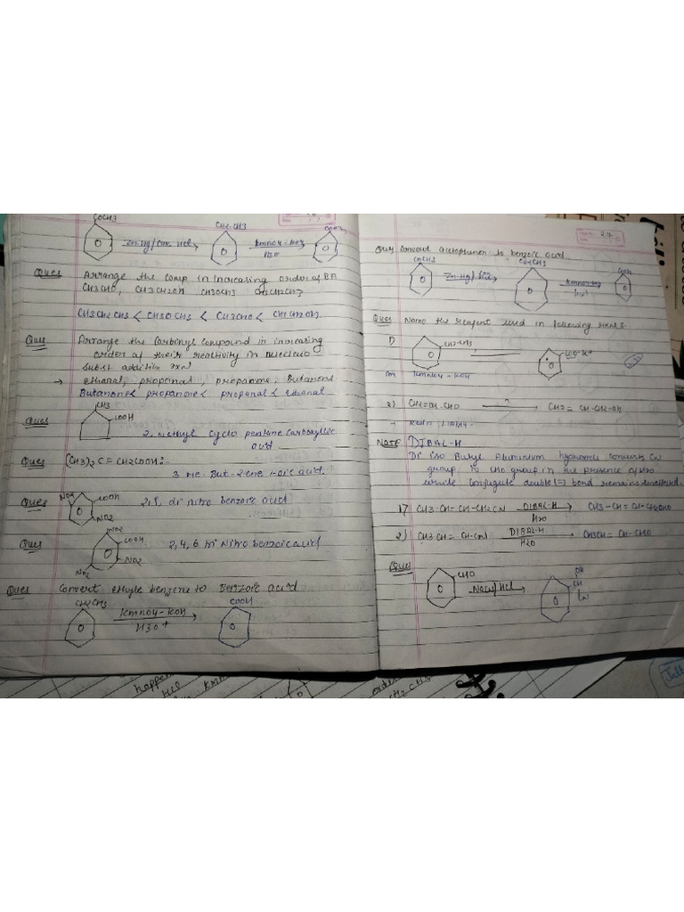 Aldehyde Ketone Carbo Carboxylic Acid Question | PDF