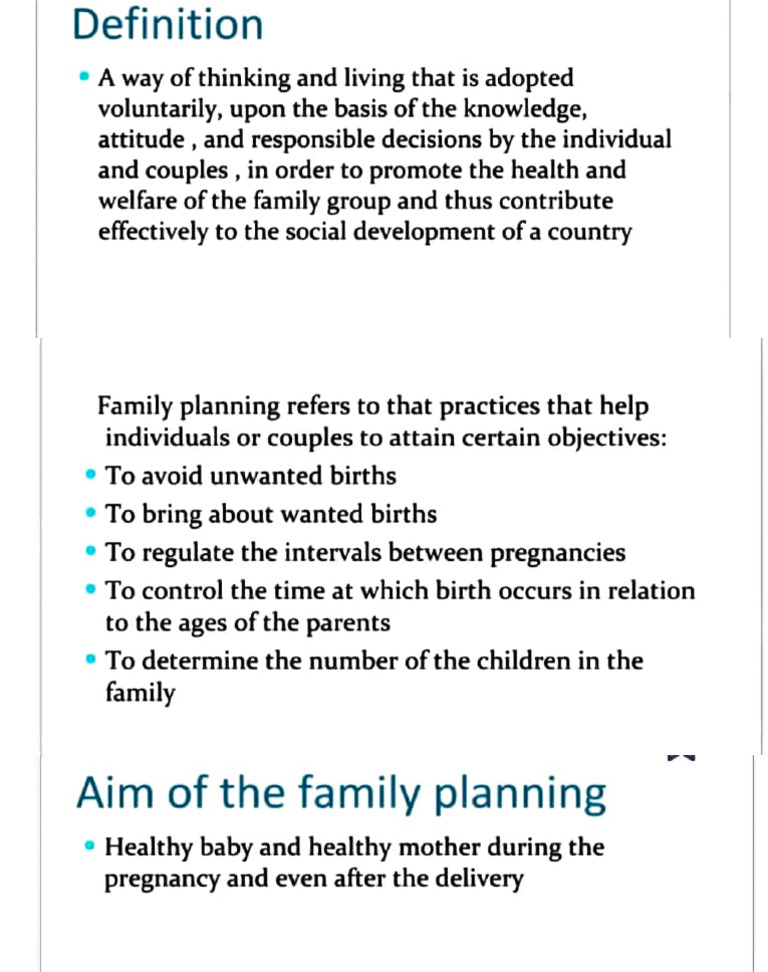 Family Planning | PDF