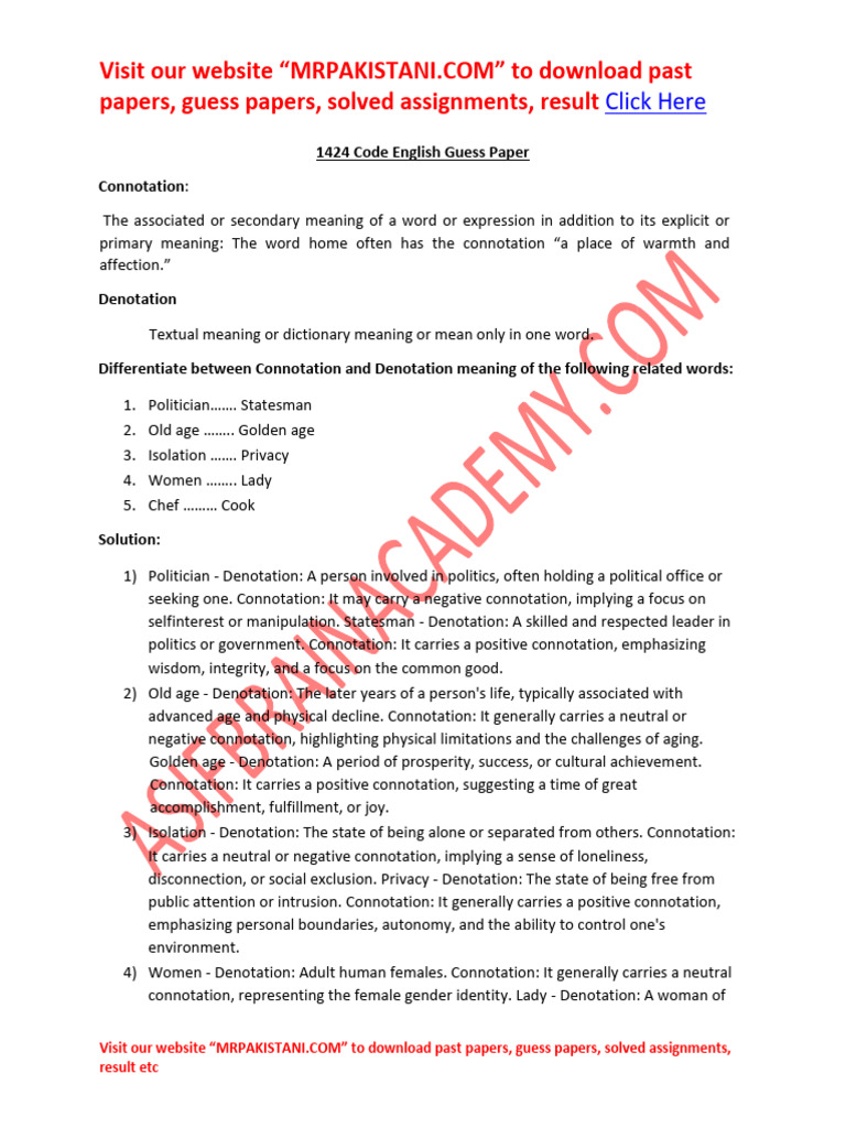 1424 English Code Guess Paper | PDF | Smoking