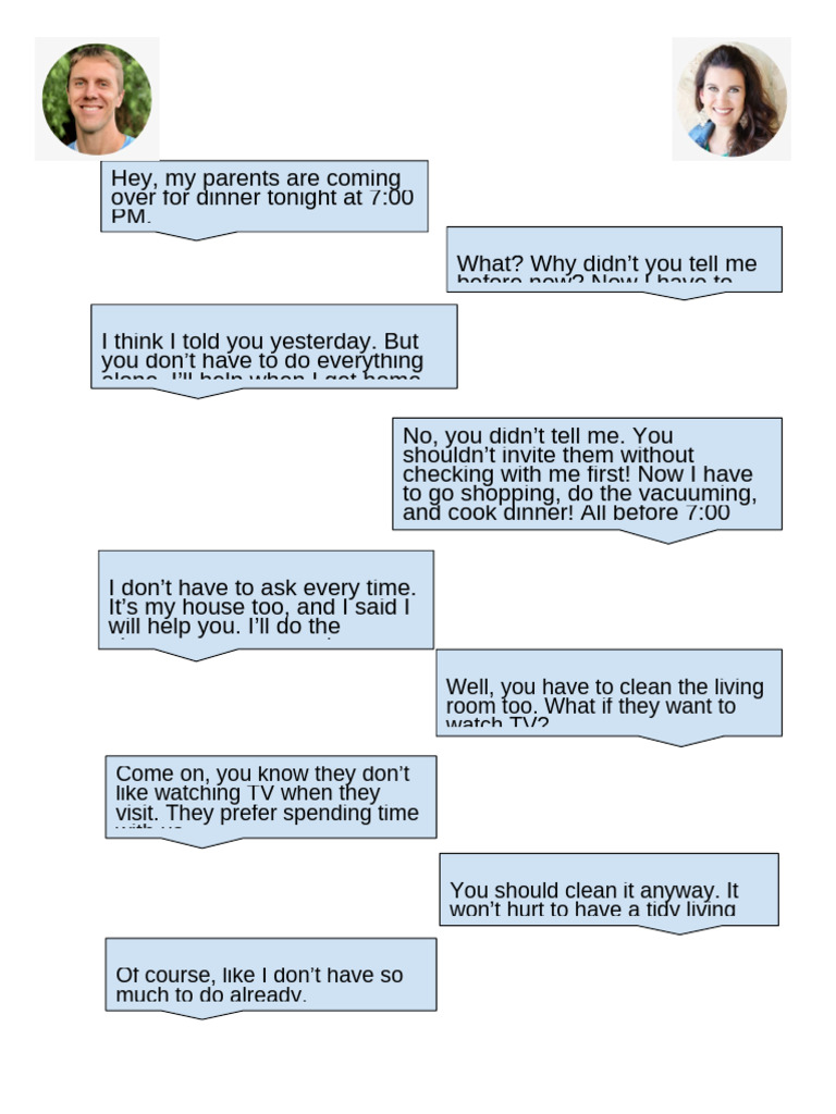 husband and wife text messages | PDF