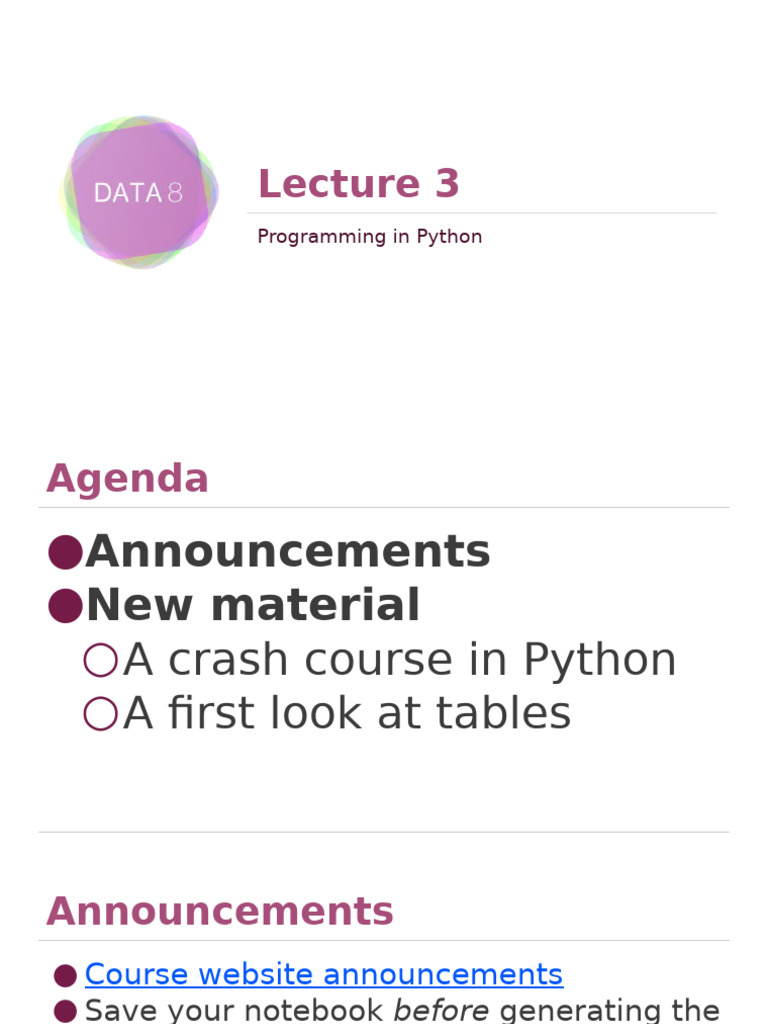 03 Programming in Python | PDF