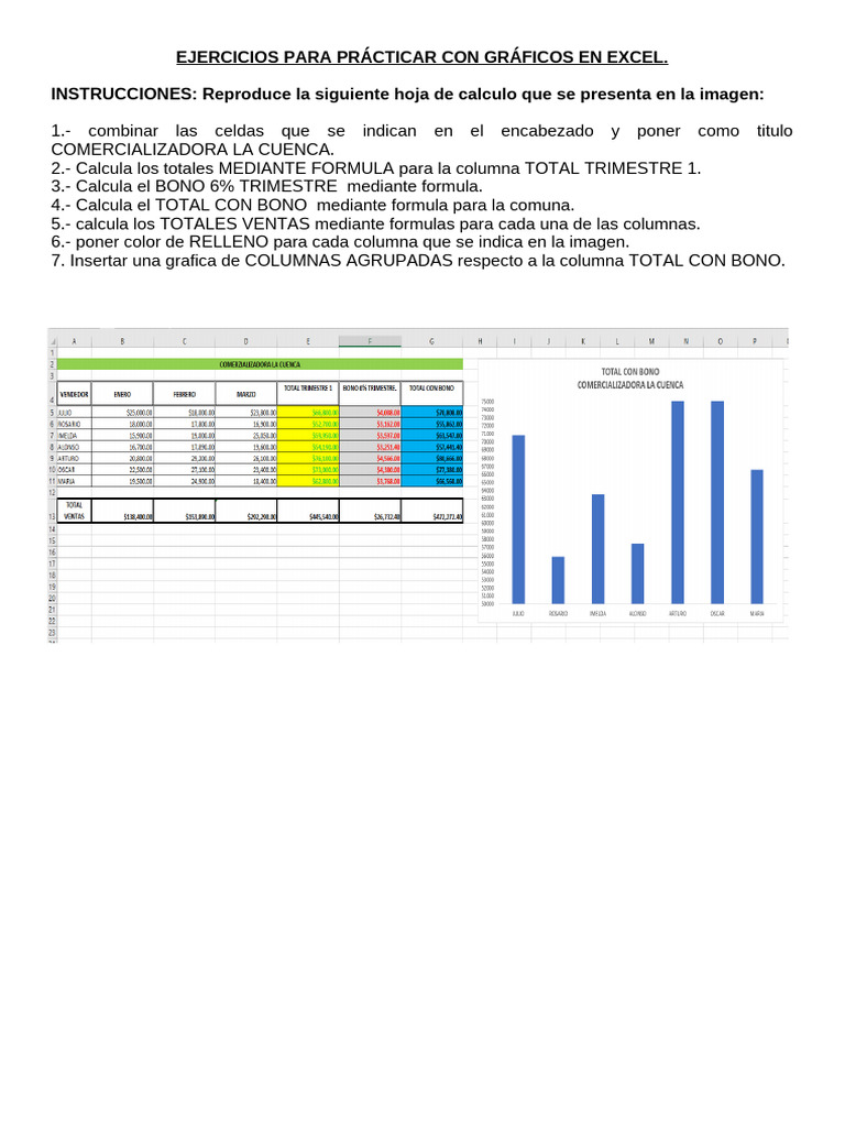 PRACTICA EXCEL 3 | PDF